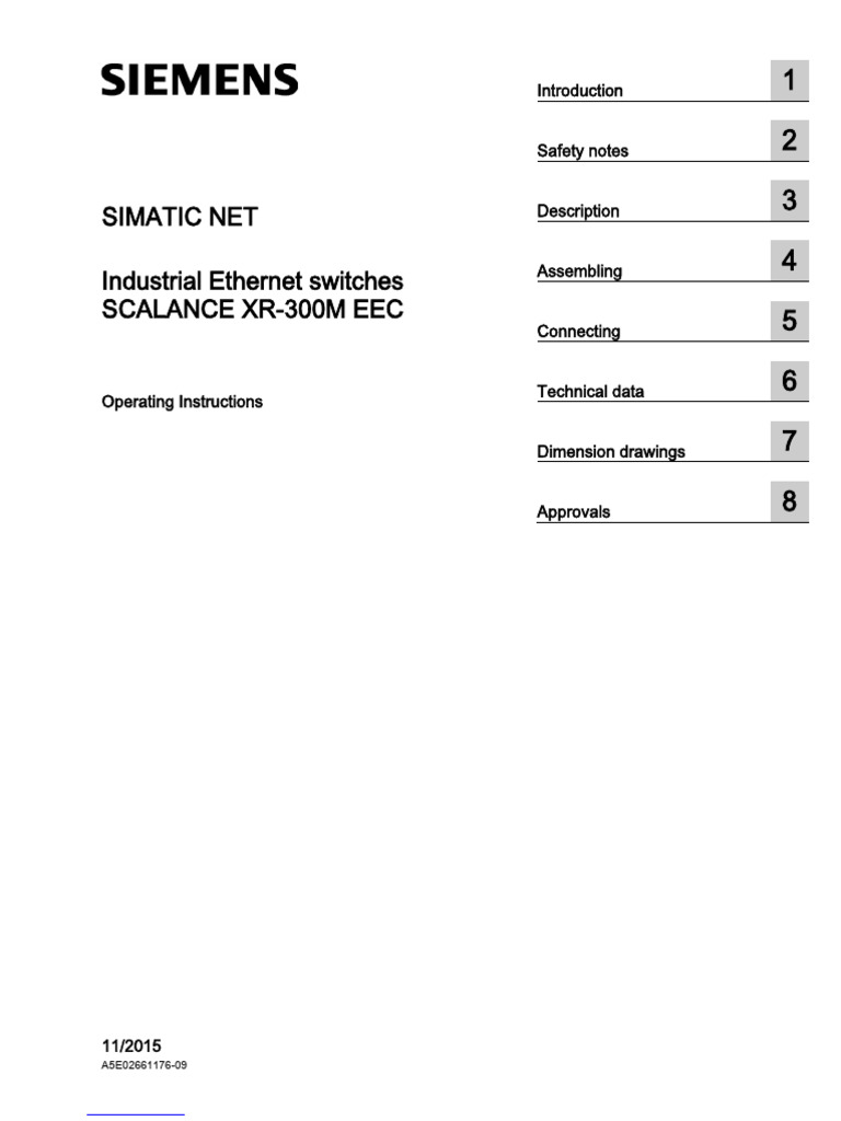 Scalance Xr3244m Eec | PDF | Power Supply | Electrical Engineering