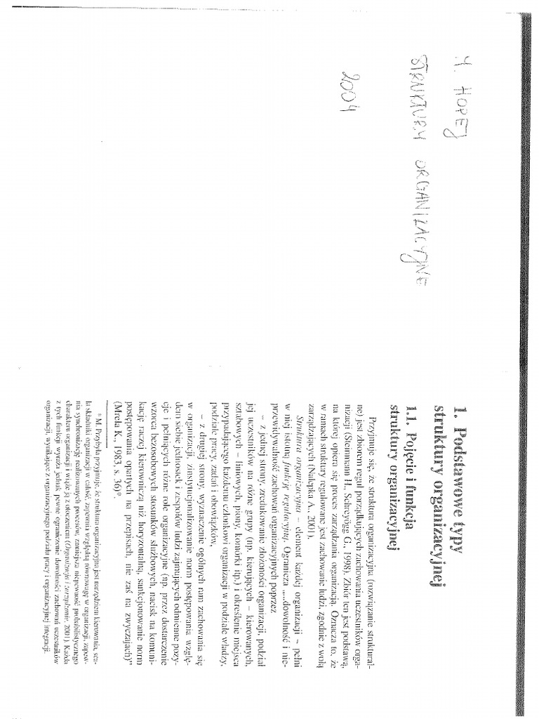 Struktury Organizacyjne Hopej | PDF