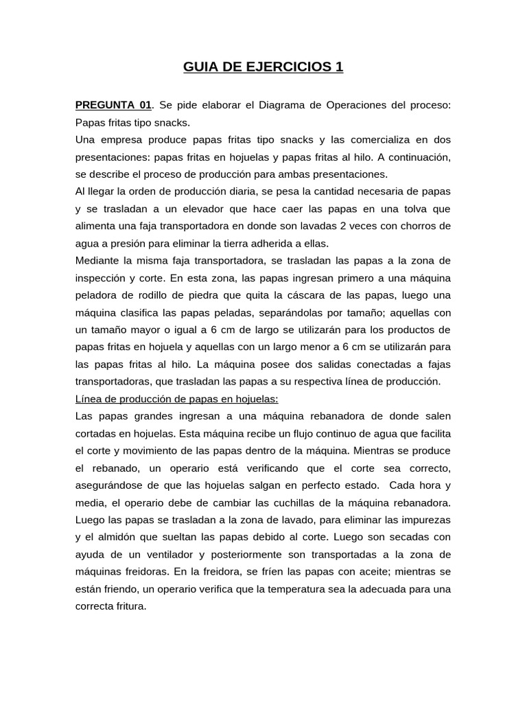 1 - Gu¡a de Ejercicios DOP Propuestos | PDF | Cerveza | Tubo vacío