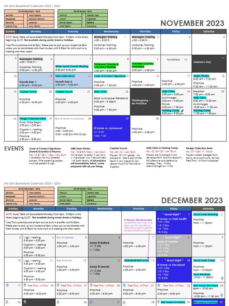 IHS GBB Season Calendar 23-24 | PDF