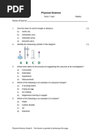 General Science Grade 8 Student Text | PDF | Scientific Method | Experiment