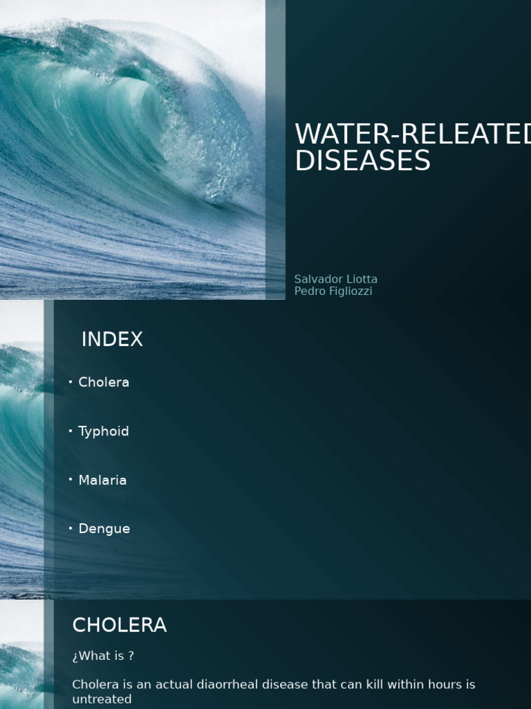 Water Releated Diseases | PDF | Science & Mathematics