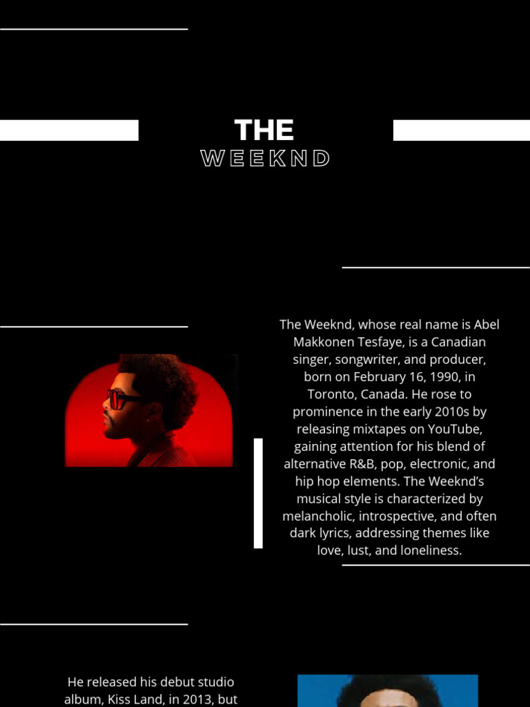 The Weeknd: Rise to Stardom | PDF | Art | Poetry