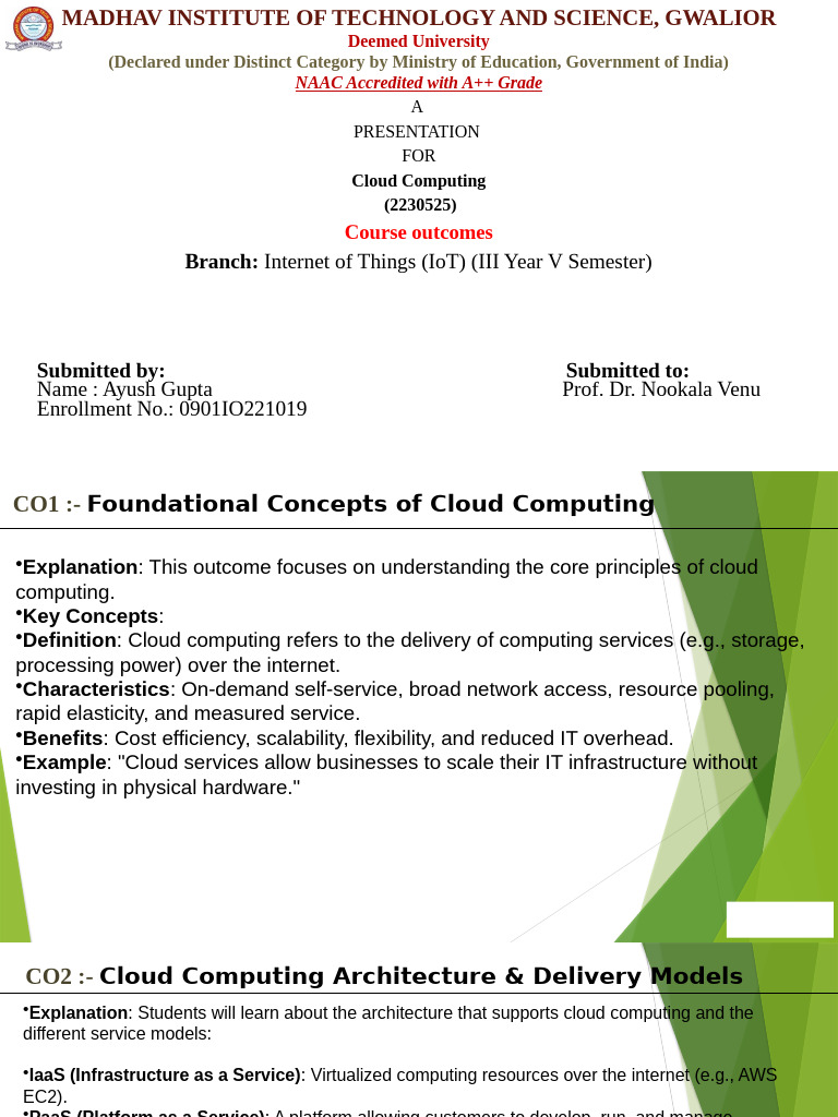 Ayush Cloud | PDF | Cloud Computing | Software As A Service Ayush Cloud | PDF | Cloud Computing | Software As A Service