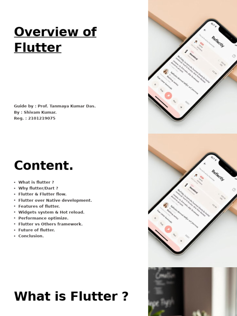 Flutter Overview and Key Features | PDF | Mobile App | Computer Engineering