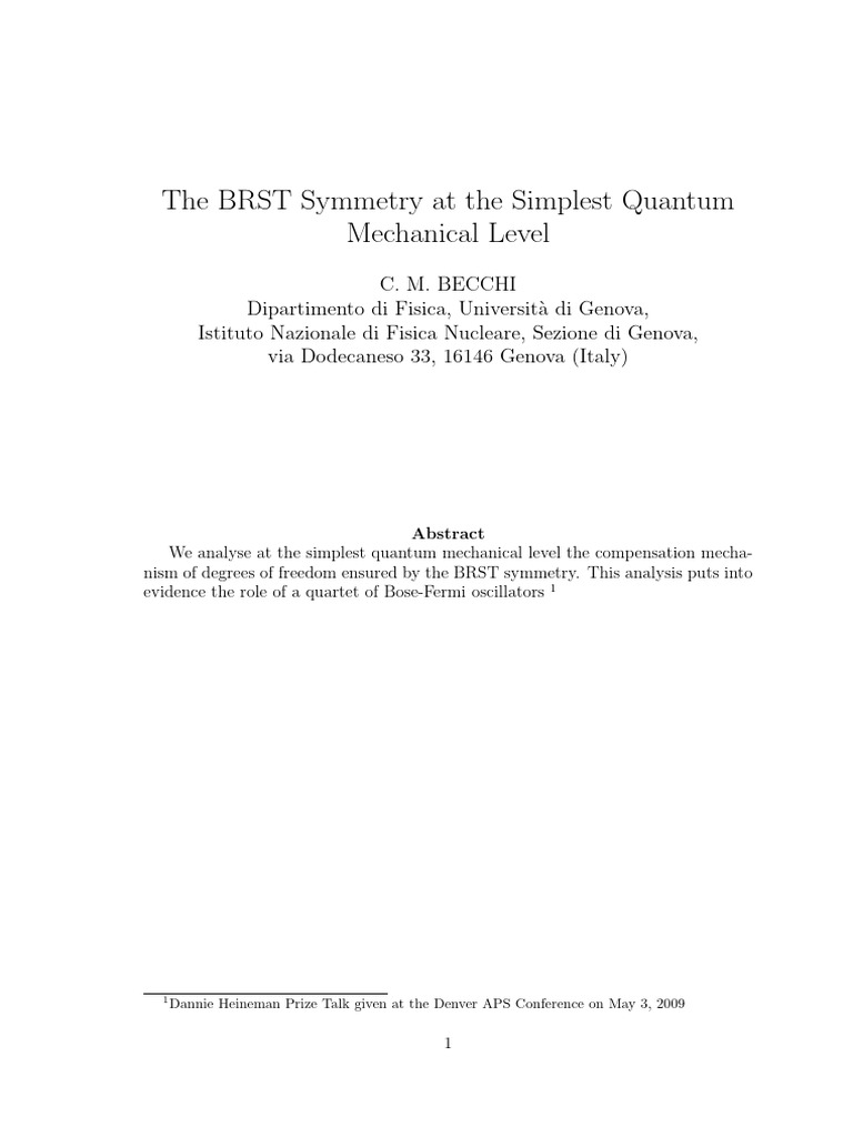 denver_talk | PDF | Gauge Theory | Mathematics