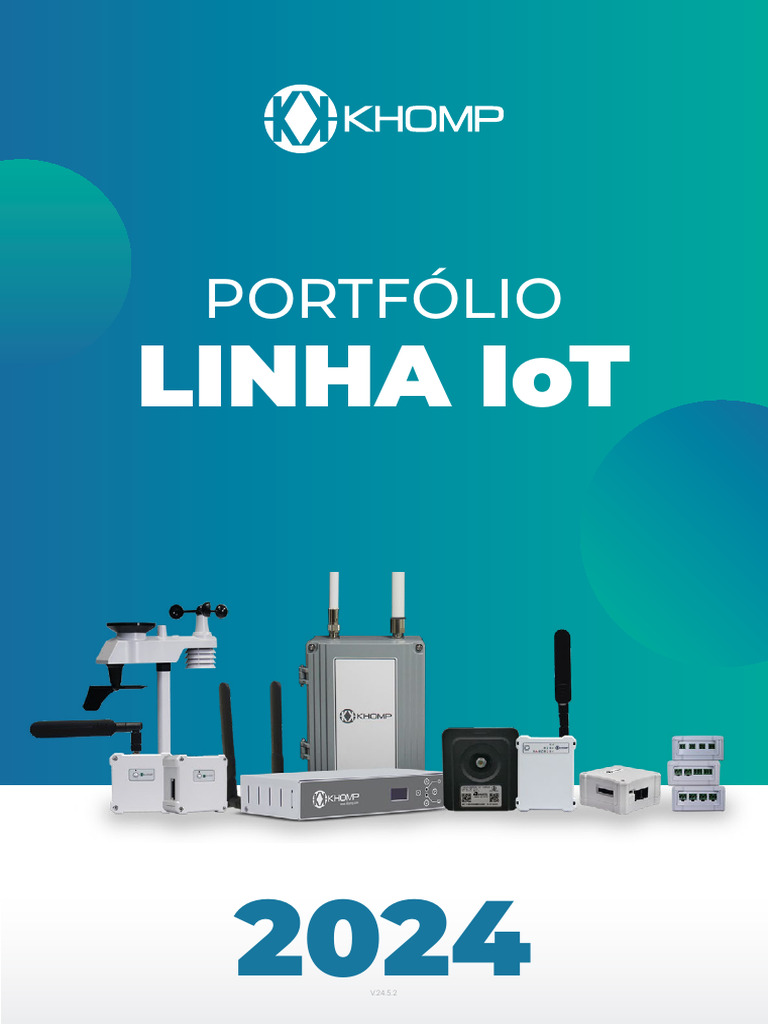 Catlogo IoT Khomp Ver.2.MAIO.24 | PDF | Rede de computadores | Internet das Coisas