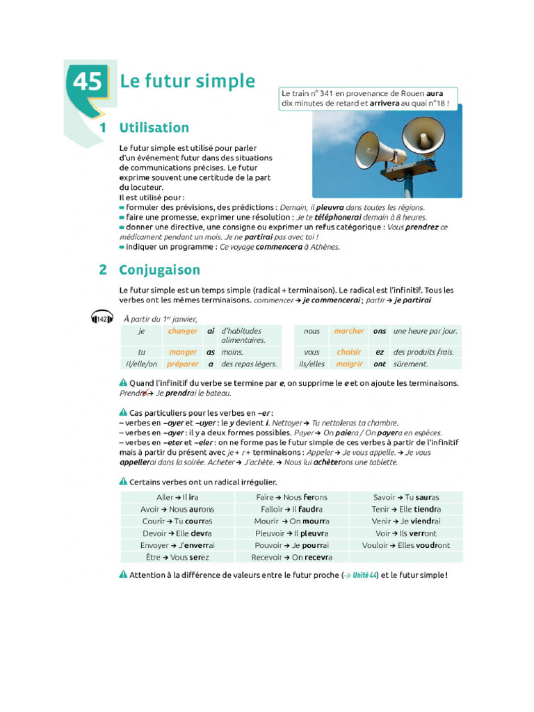 Le Futur Simple | PDF