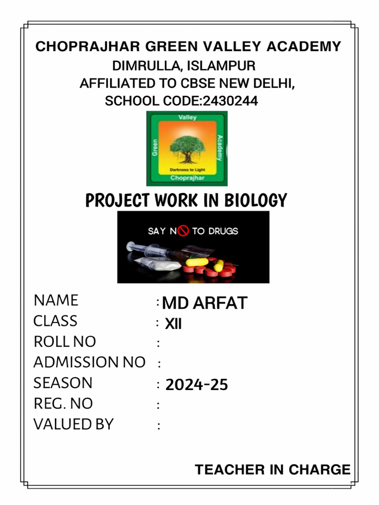 Bio Project Arfat | PDF