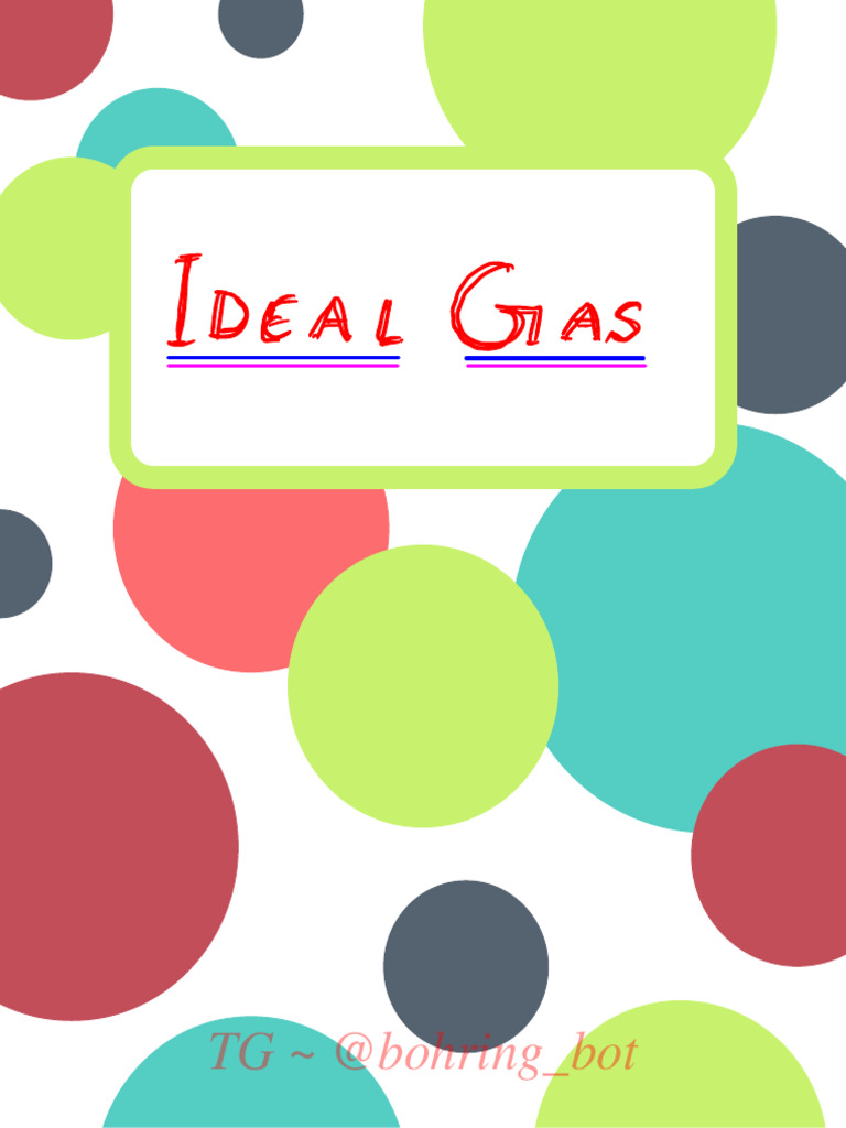 Ideal Gas | PDF