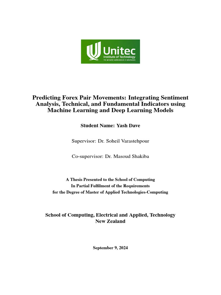 Forex | PDF | Machine Learning | Forecasting