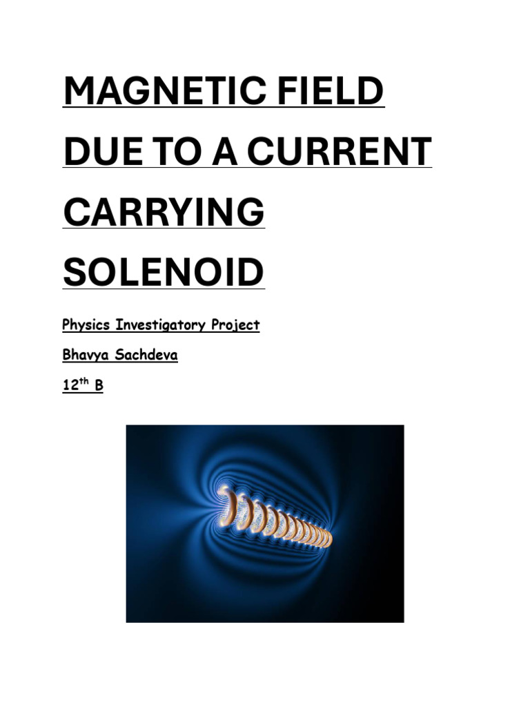 phy 1 | PDF | Magnetic Field | Magnet