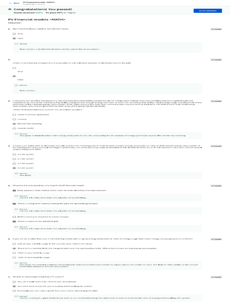 PV Financial Models MATH | PDF