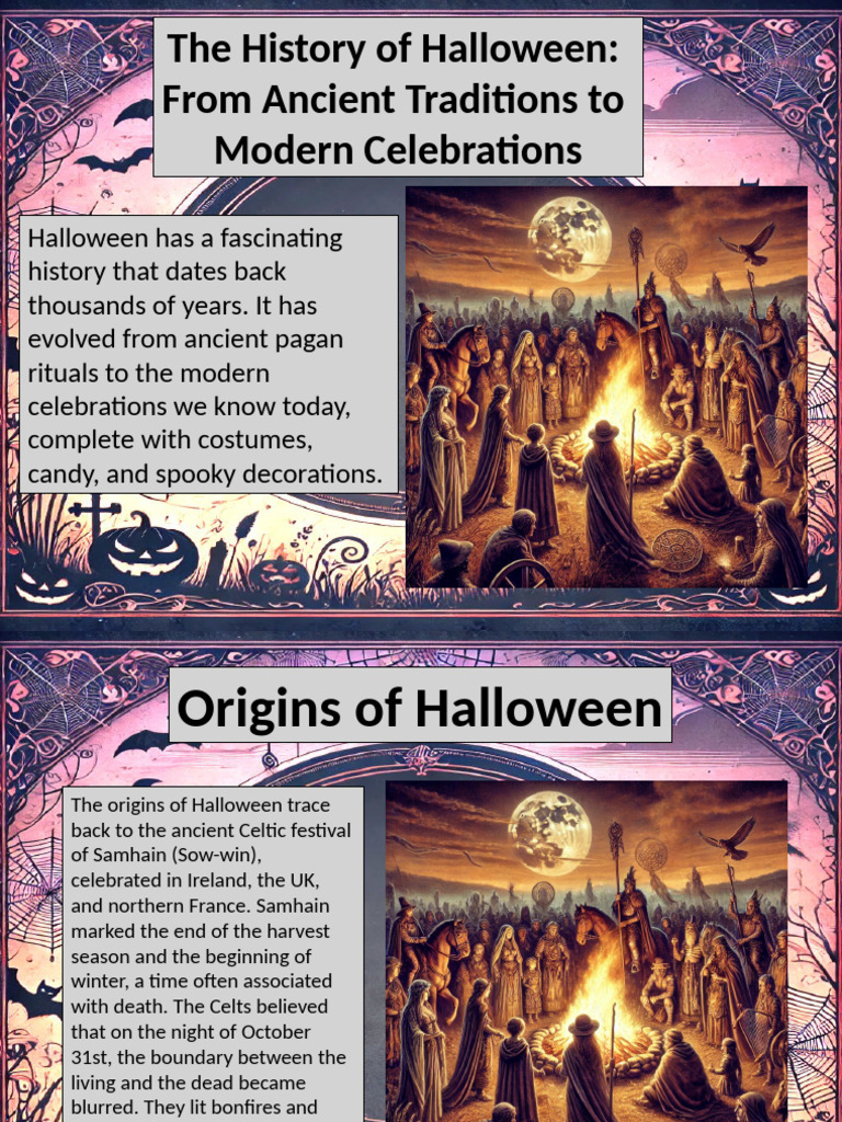 ELLIOTT History of Halloween | PDF | Halloween | Trick Or Treating