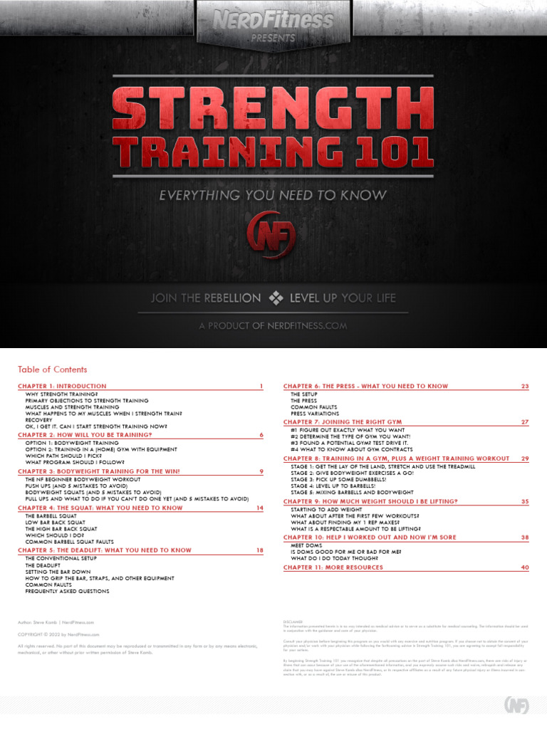 Strength101 V5 | PDF | Strength Training | Muscle Hypertrophy
