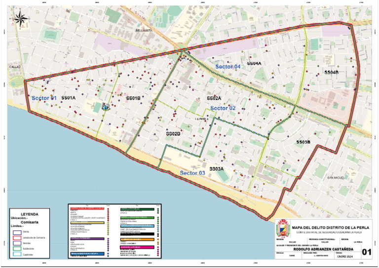 Mapa Del Delito Enero | PDF
