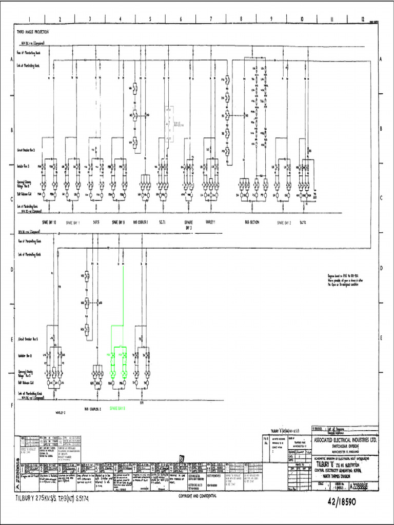 42 - 18590 - GREEN Schematic Diagram of Electrical Bolt Interlocks | PDF