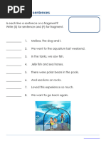 Phrase and Sentence Grade 2 Worksheet 2 | PDF