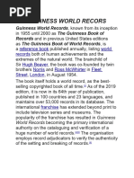 Guinness World Records | PDF