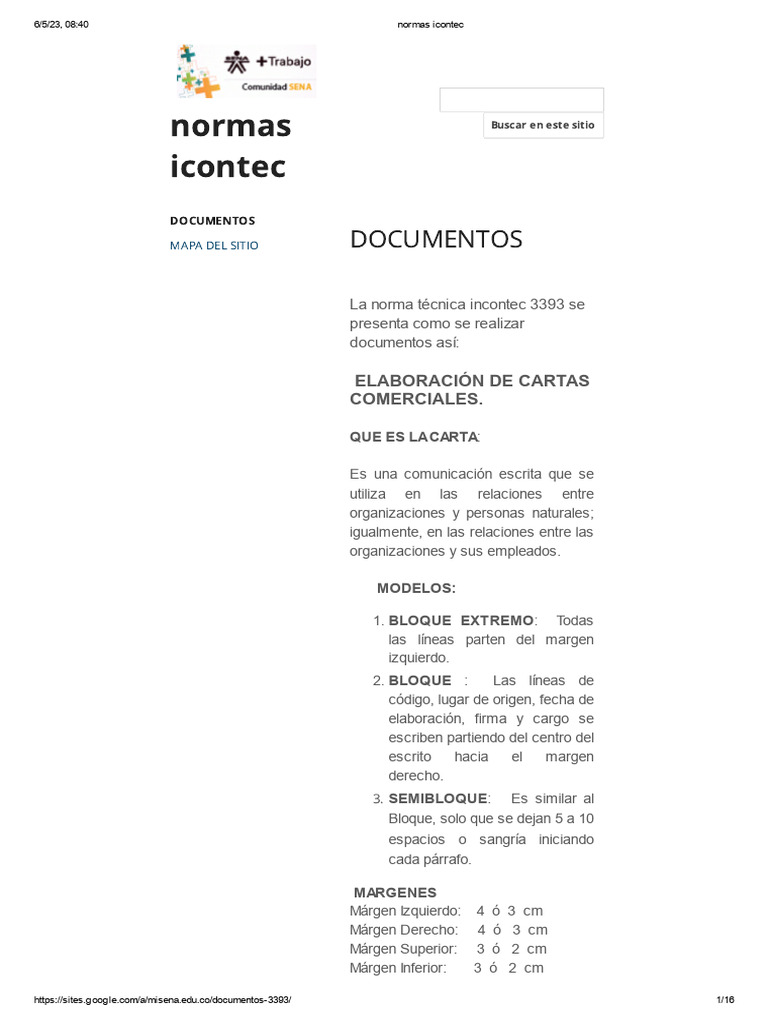 Normas Icontec GTC | PDF | Caso de carta | Puntuación