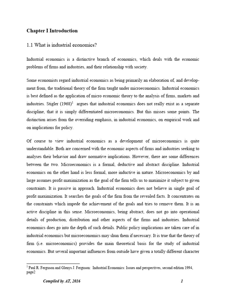 IE Chapter 1 PDF | PDF | Market (Economics) | Economics