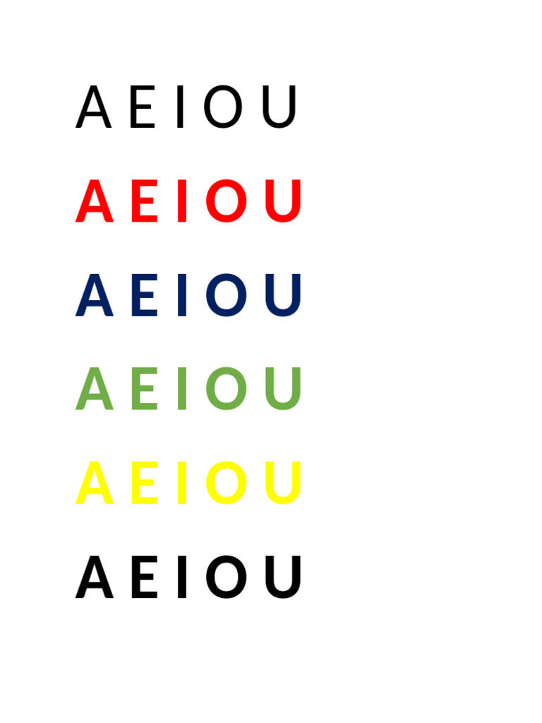 Aeiou | PDF