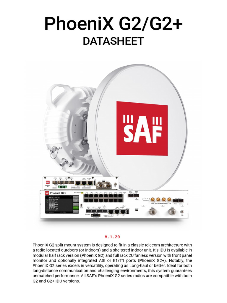PhoeniX G2/G2+ Split Mount System | PDF | Communications Protocols ...