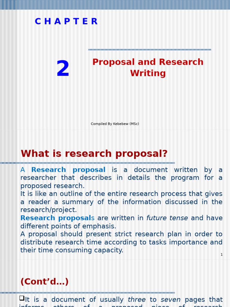 Research Proposal Writing Guide | PDF | Methodology | Hypothesis