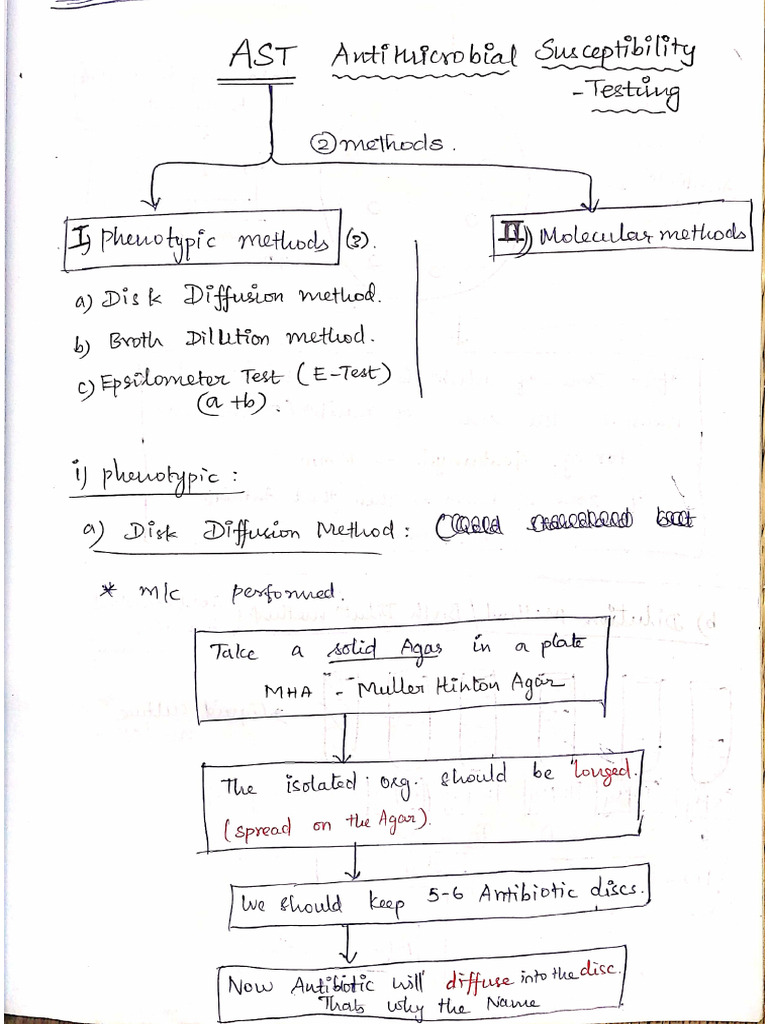 AST - Antimicrobial Susceptibility Testing | PDF
