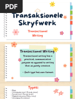 Afrikaans FAL Paper 2 Notes | PDF