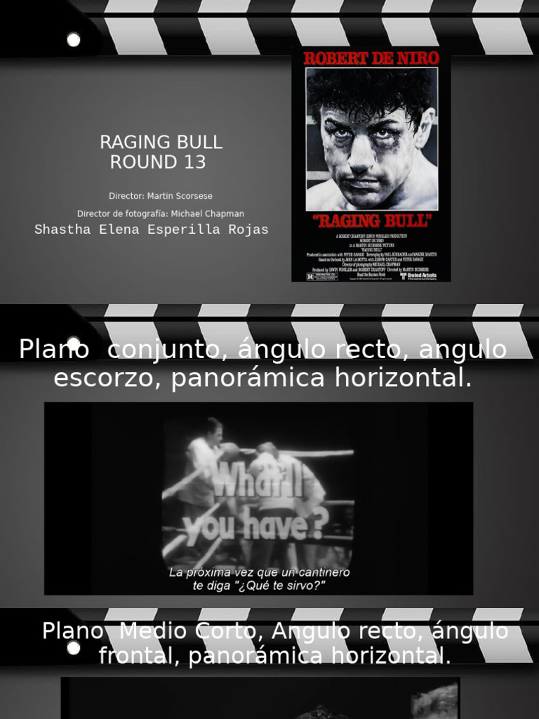 Análisis de Planos de La Película Raging Bull | PDF | Cocina, comidas y ...