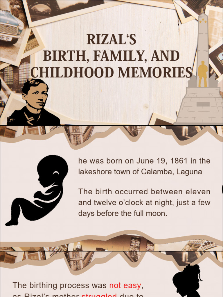 Rizal's Early Life and Family | PDF | Baptism | Philippines