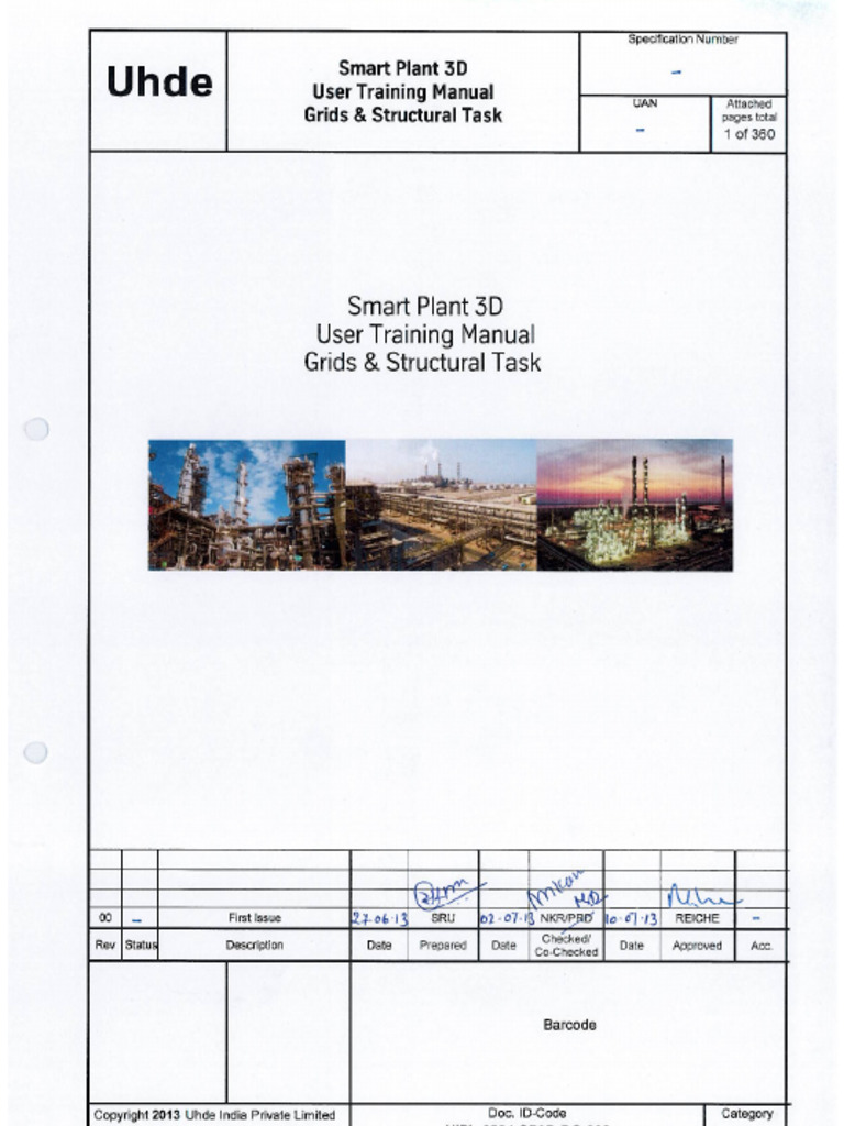 2.UIPL-6584-SP3D-DC-002 - User Training Manual-Grids and Structural Task | PDF | Foundation ...