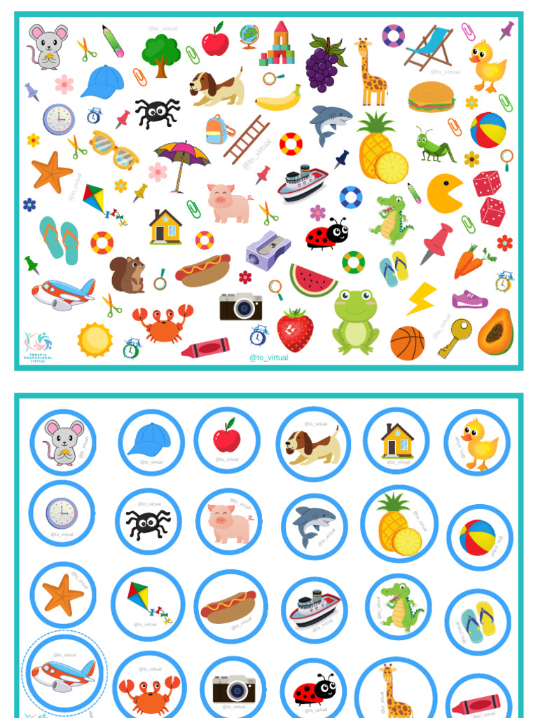 Encuentra Los Dibujos | PDF