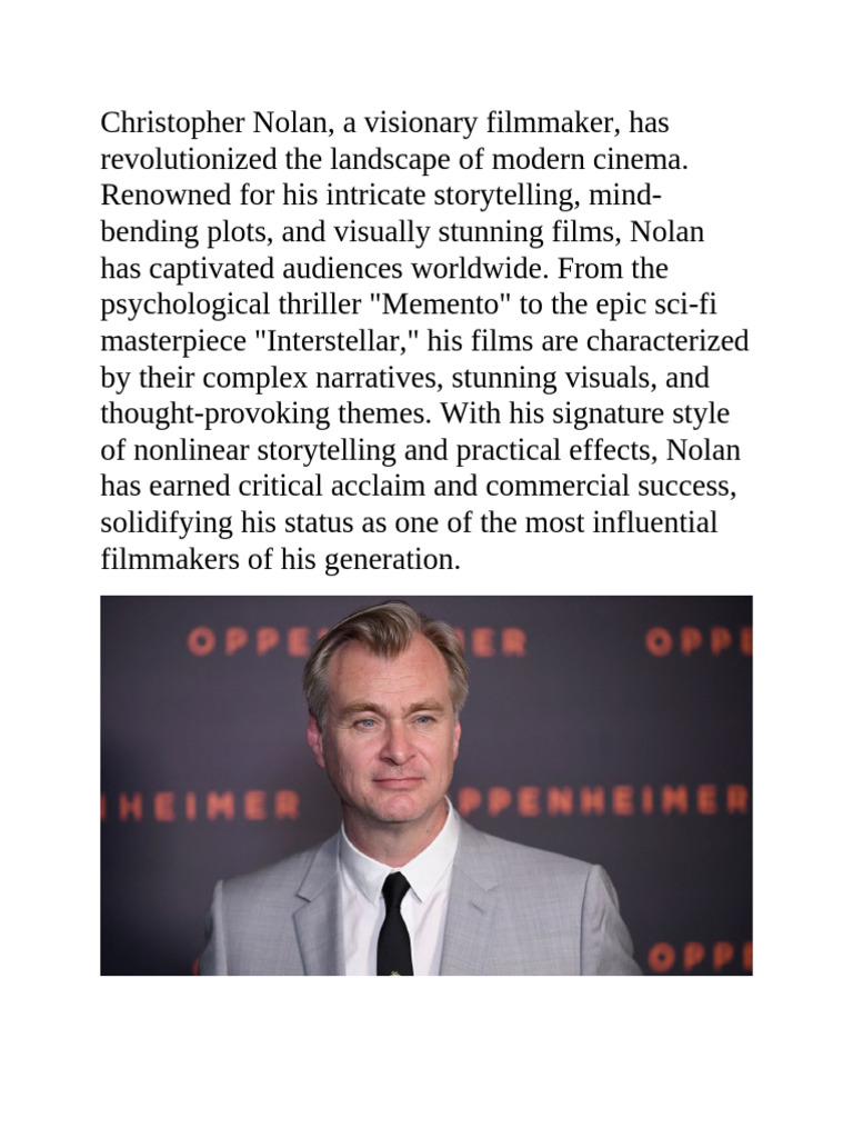 Christopher Nolan | PDF
