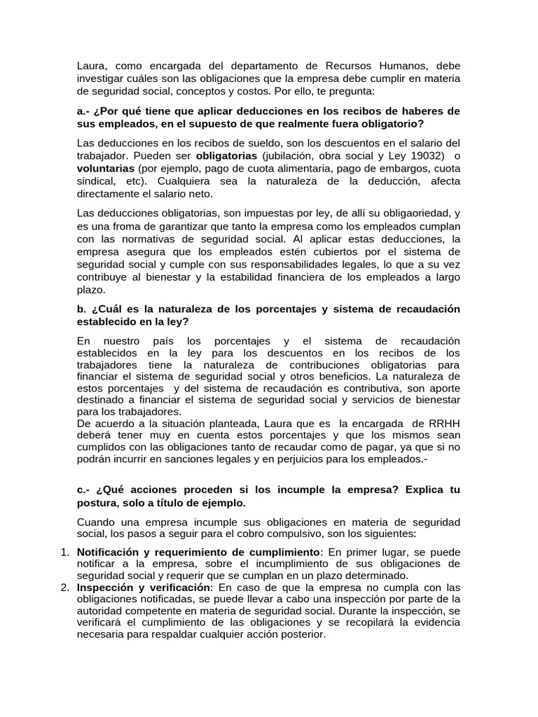 TP 4 Laboral | PDF | Seguro