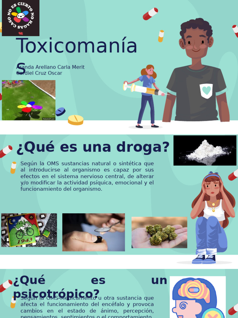 Guía sobre Toxicomanía y Psicotrópicos | PDF | La dependencia de ...