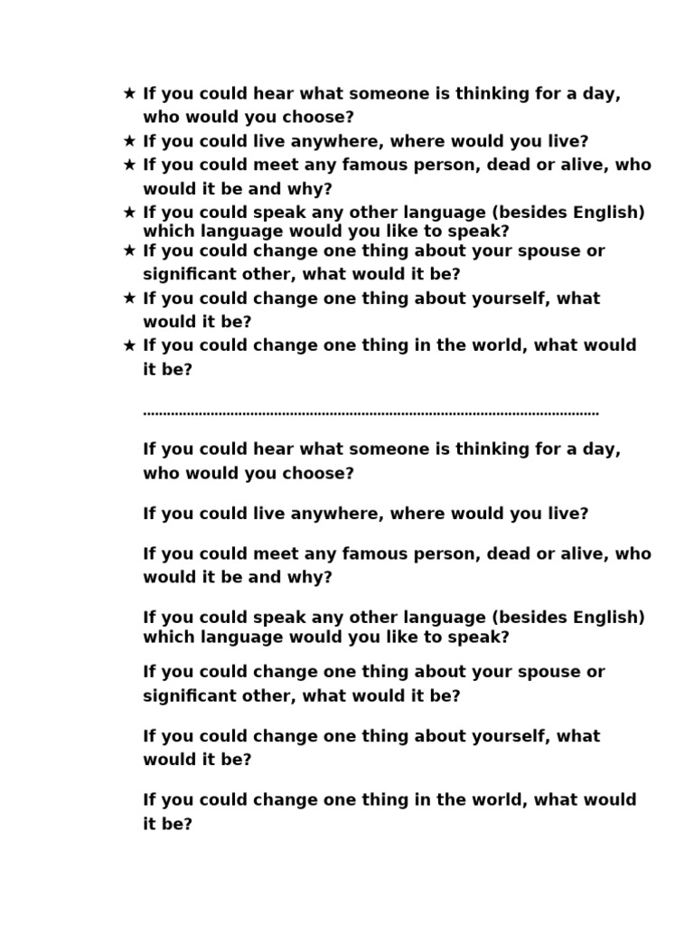 What If Questions 2 | PDF