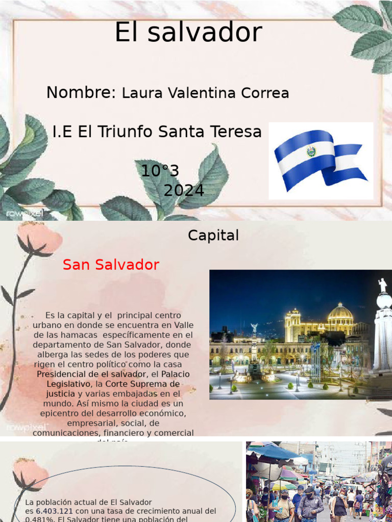 Información clave sobre El Salvador | PDF | El Salvador | Derechos ...