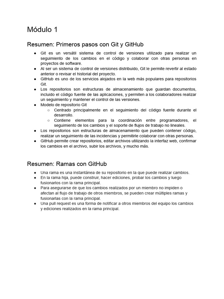 Git y Github | PDF | Version Control | Software Industry Git y Github | PDF | Version Control | Software Industry