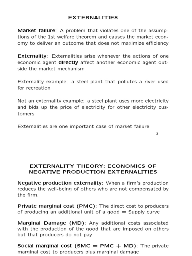 Externalities Extended Lecture-3-9 | PDF | Externality | Economies