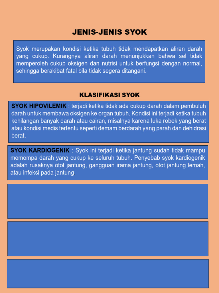JENIS Syok | PDF