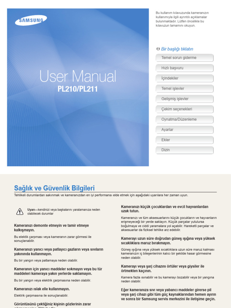 PL210 PL211 Turkish | PDF