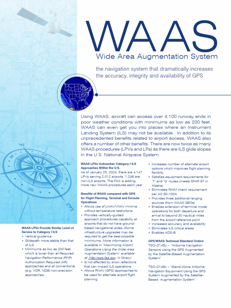 WAAS global facts 2024 | PDF | Transport Safety | Aviation