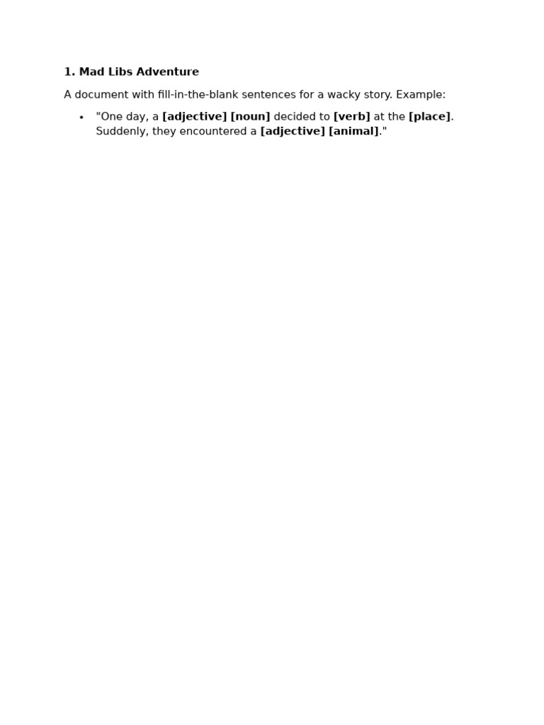 Fun Document 1 | PDF