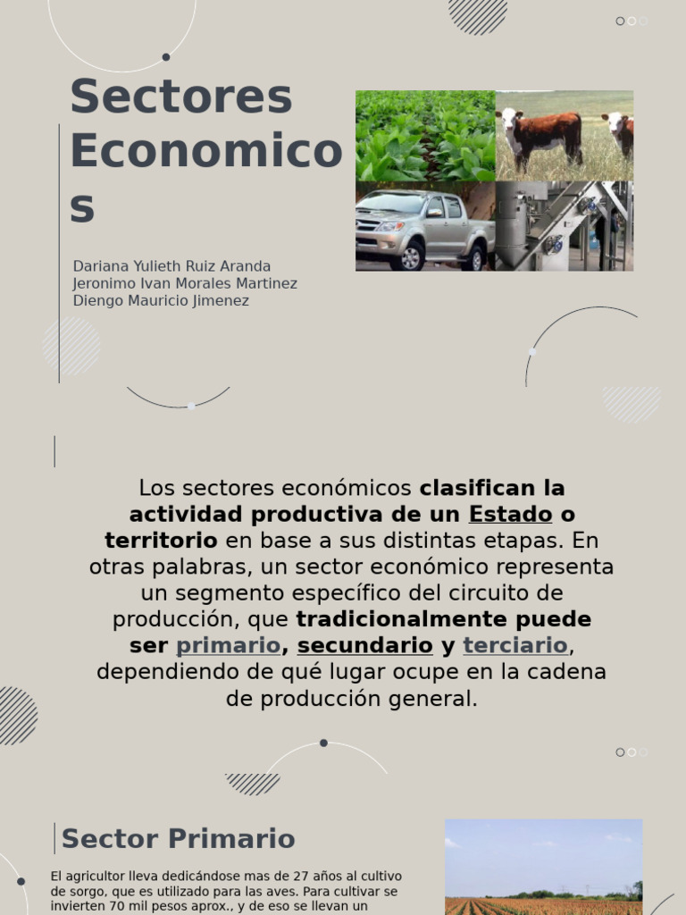 Sectores Economicos | PDF