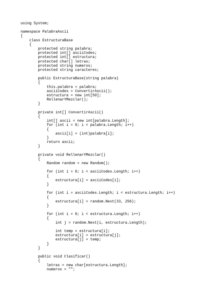 Poo 2 | PDF | Cadena (informática) | Codificaciones