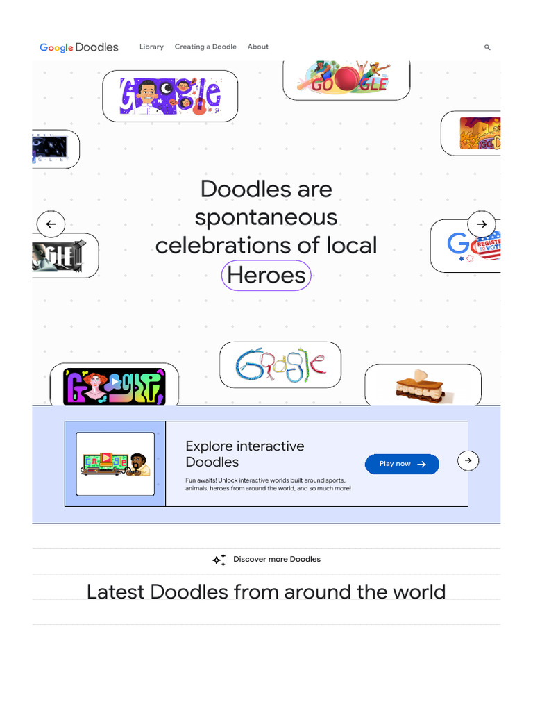 Explore Google's Latest Doodles | PDF | Google | Information Retrieval ...