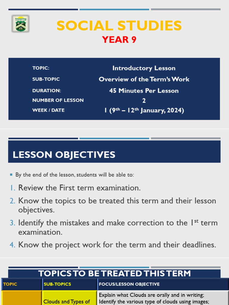 Week 1 - Social Studies - Year 9 | PDF | Globalization | Economies