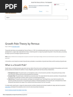 Perroux's Growth Pole Theory Explained | PDF